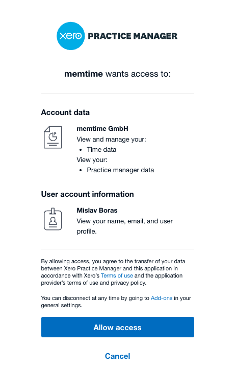 How to Connect Xero Practice Manager to Memtime