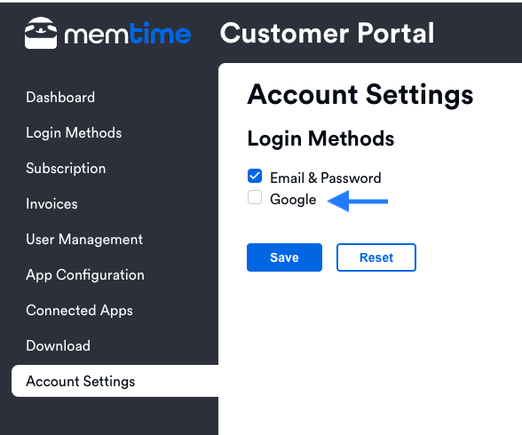 How to introduce additional login methods
