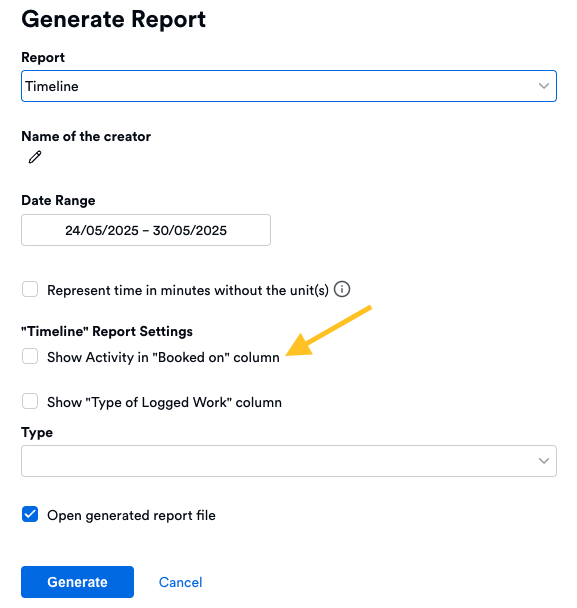 How to create Activity Types in Memtime Projects Private
