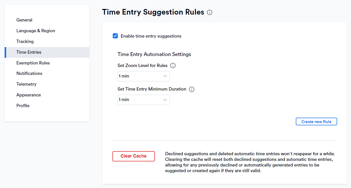 How to use Time Entry Suggestions in Memtime