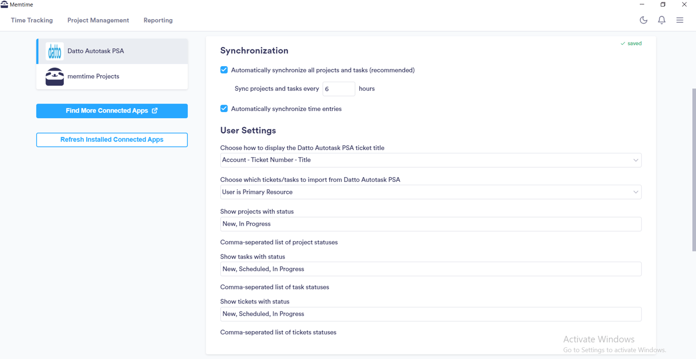 How to connect to Autotask
