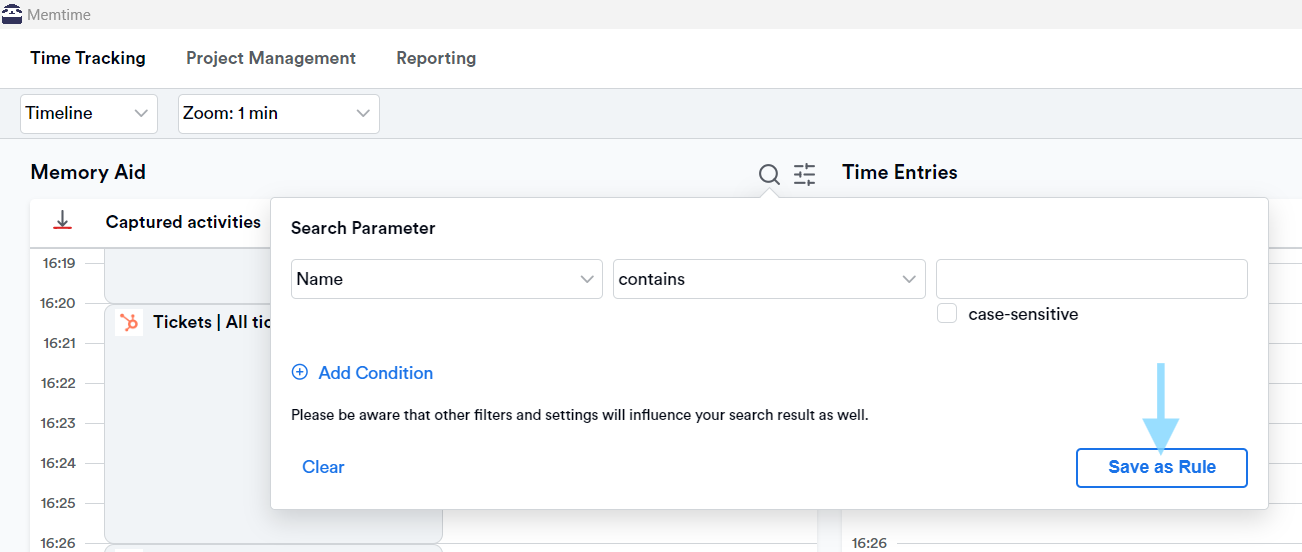 How to use Time Entry Suggestions in Memtime